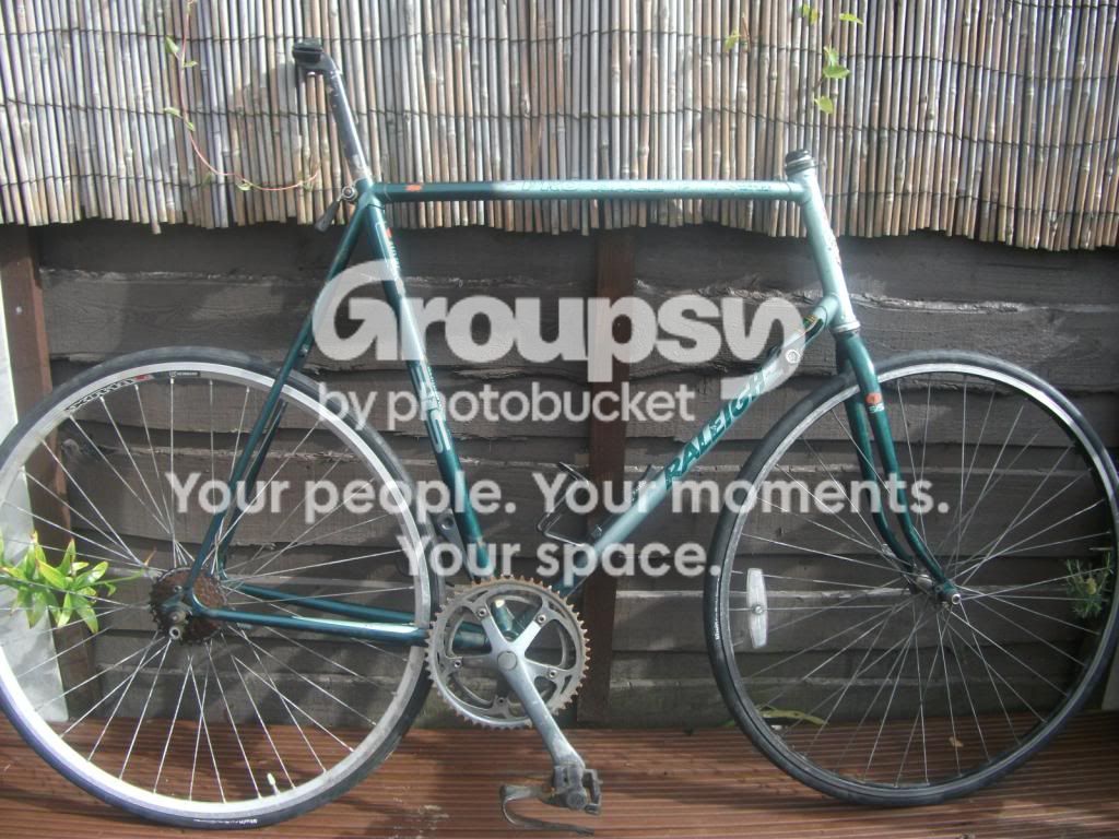25" raleigh pro race 501 frame and forks sold | Retrobike