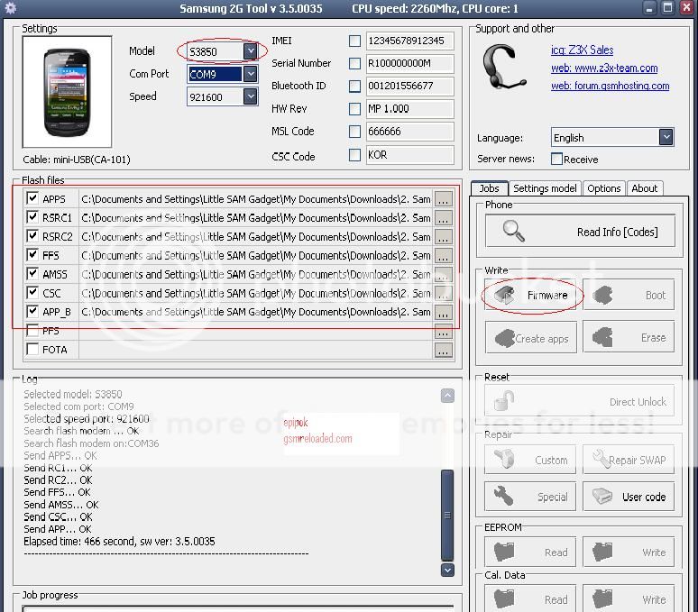 Samsung 2G Tool 3.5.0038 Скачать - stekko