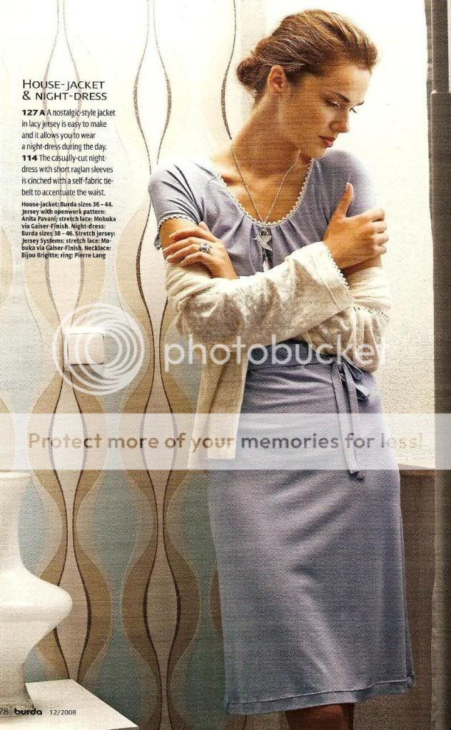 BurdaStyle Magazine Pleated-neck Dress 12-2008-114 pattern review by ...